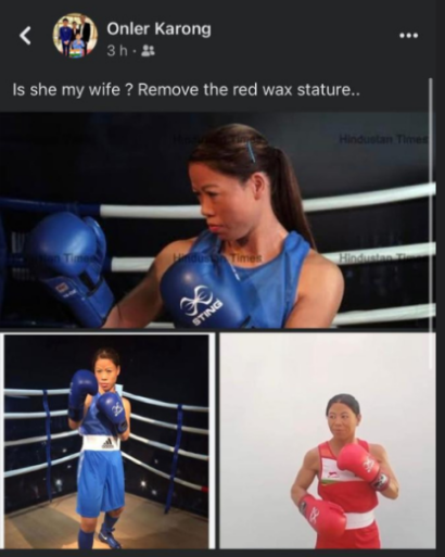 Controversy after Mary Kom's Husband Questions Looks of Boxer's Statue ...