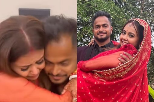 Devoleena Bhattacharjee Hugs Her Husband Shahnawaz And Cries