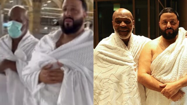 DJ Khaled In Tears As He Performs Umrah In Mecca with Mike Tyson ...