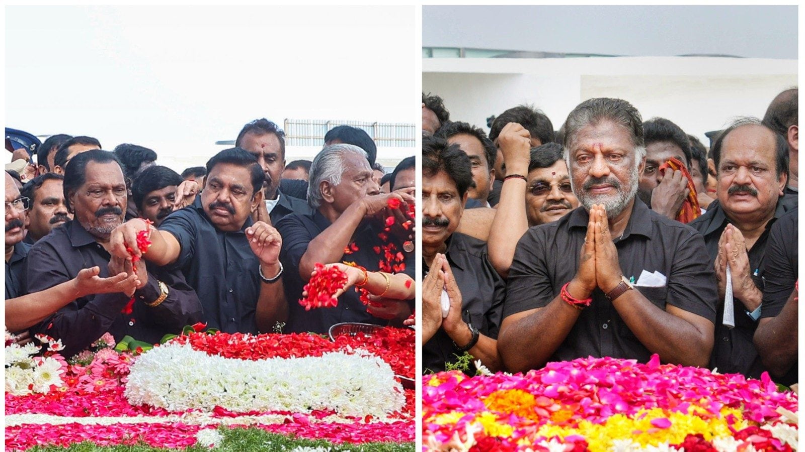 On Jayalalithaa's Sixth Death Anniversary, Rival AIADMK Leaders Pay ...