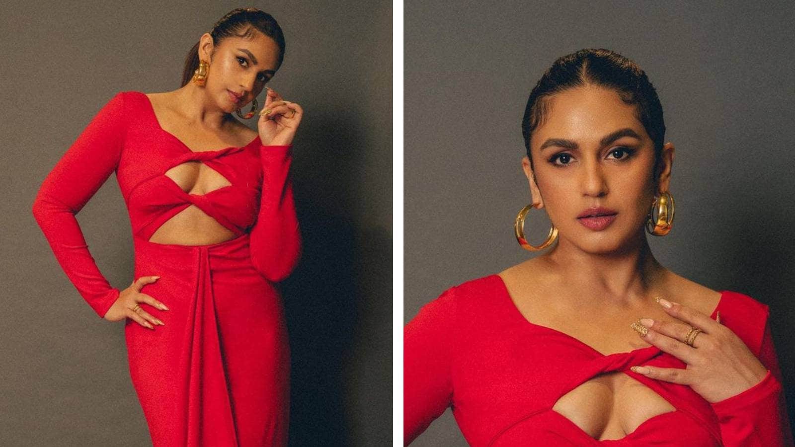 Huma Qureshi Looks Fiery Hot In Red Cutout Dress, Check Out The Diva's Most Stunning Looks In ...