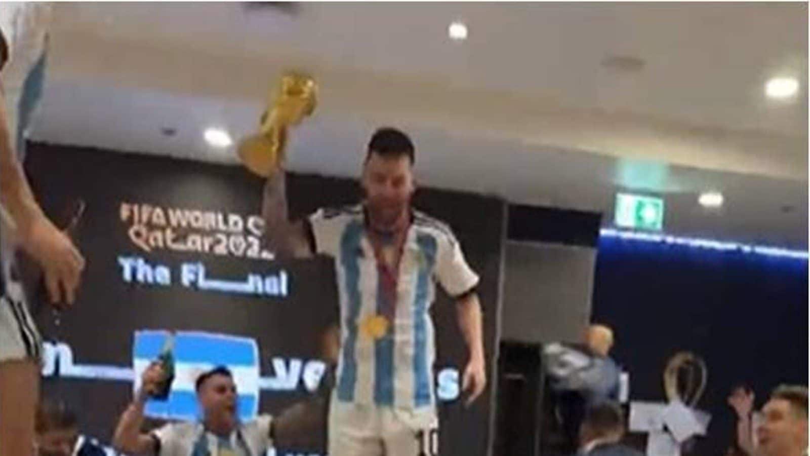 Watch | Lionel Messi Celebrates World Cup Victory With Dance Moves on ...