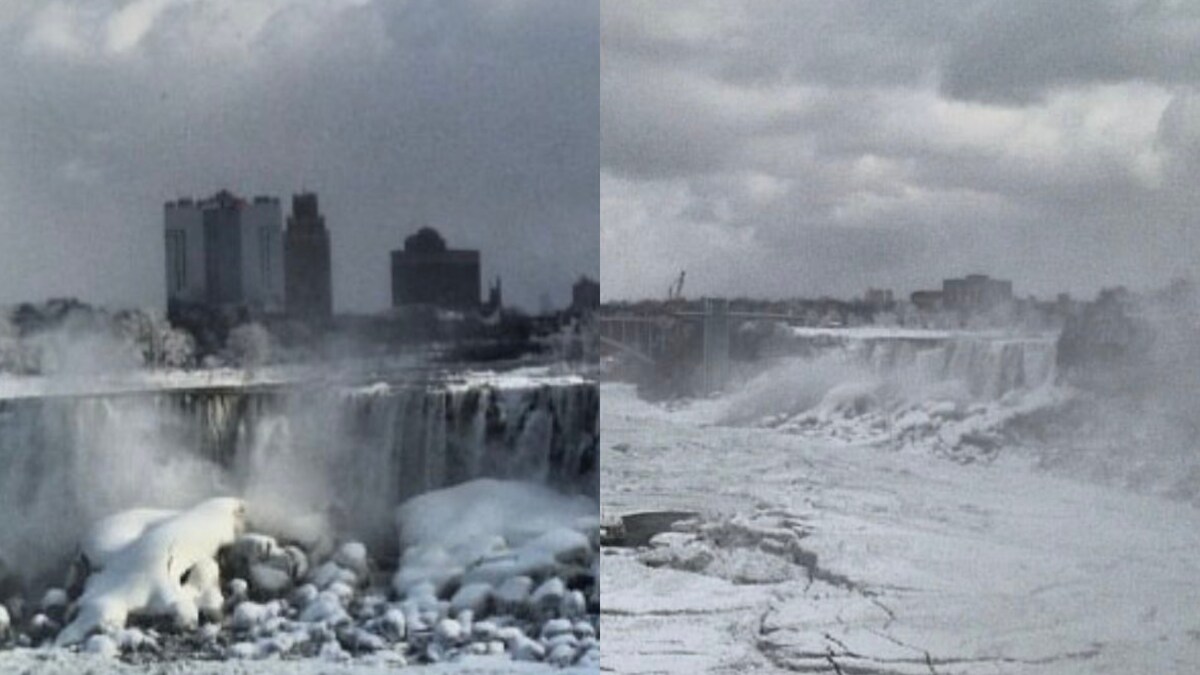 Bomb Cyclone Turns Niagara Falls Into a Winter Wonderland Straight Out ...