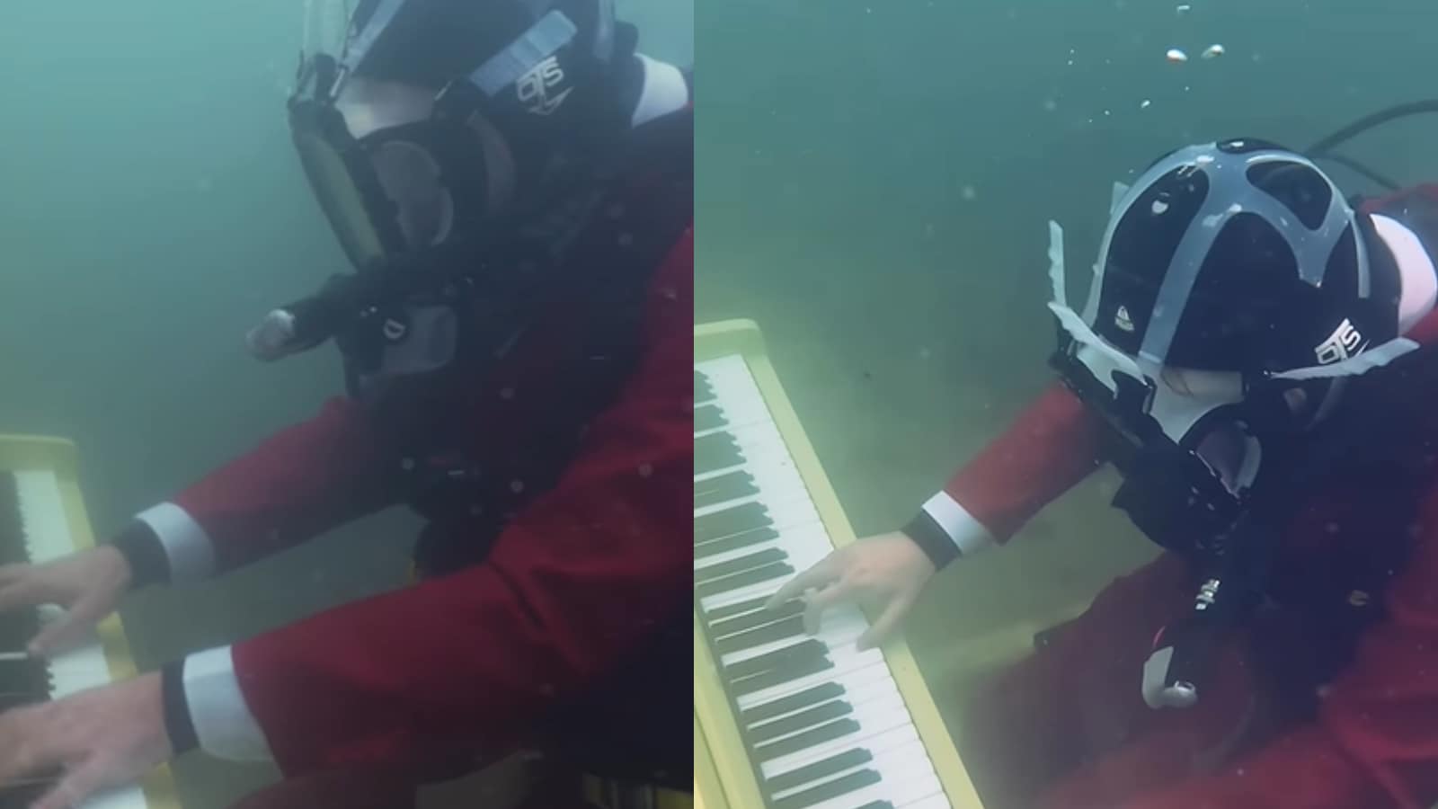 Pianist's Underwater Rendition of Iconic Little Mermaid Song Under The ...
