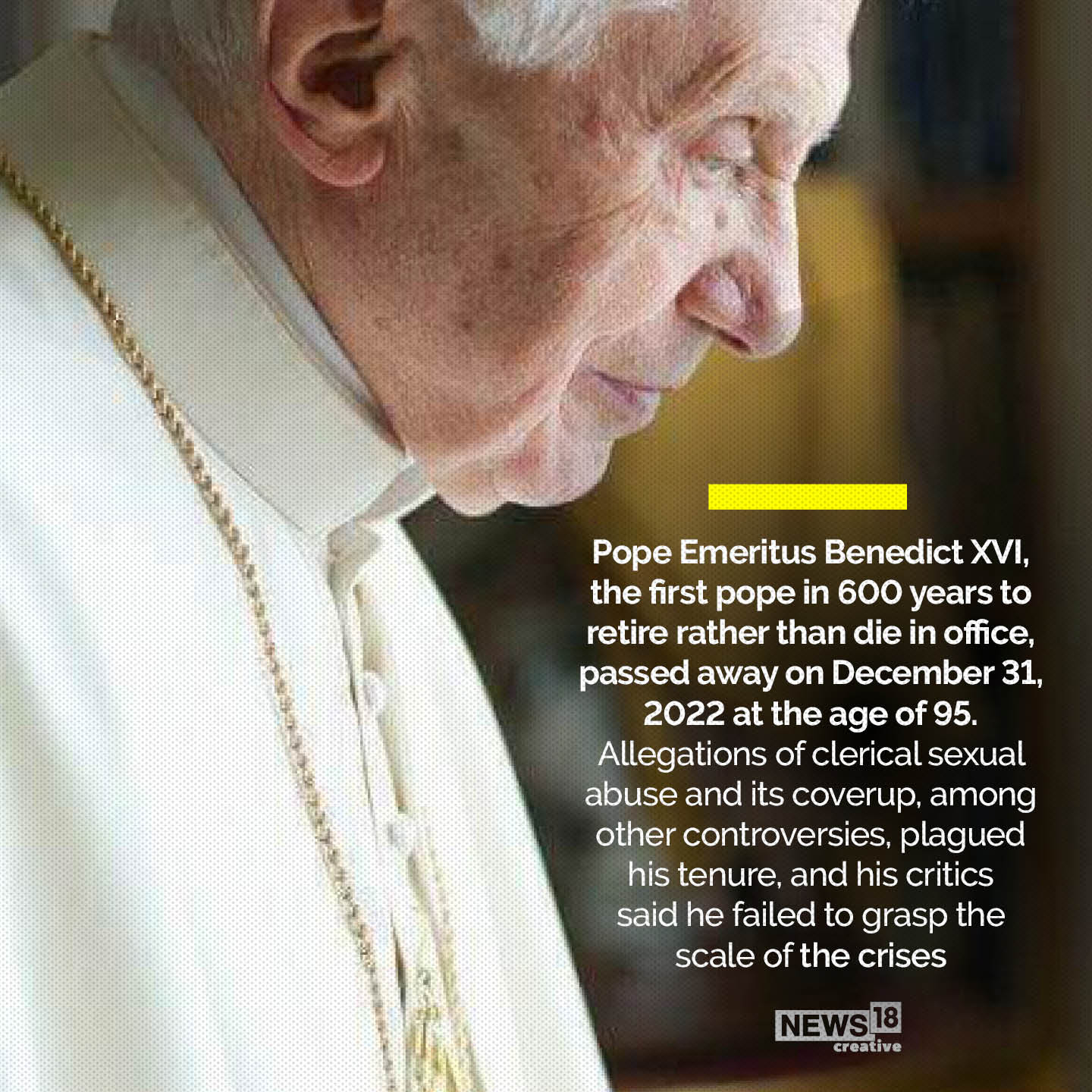 Pope Benedict XVI Dies at Age 95; Here's a Look at His Divisive Papacy ...