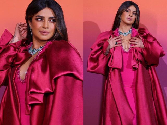 Priyanka Chopra Flashes Major Cleavage in Super Low-Cut Gown; Check Out ...