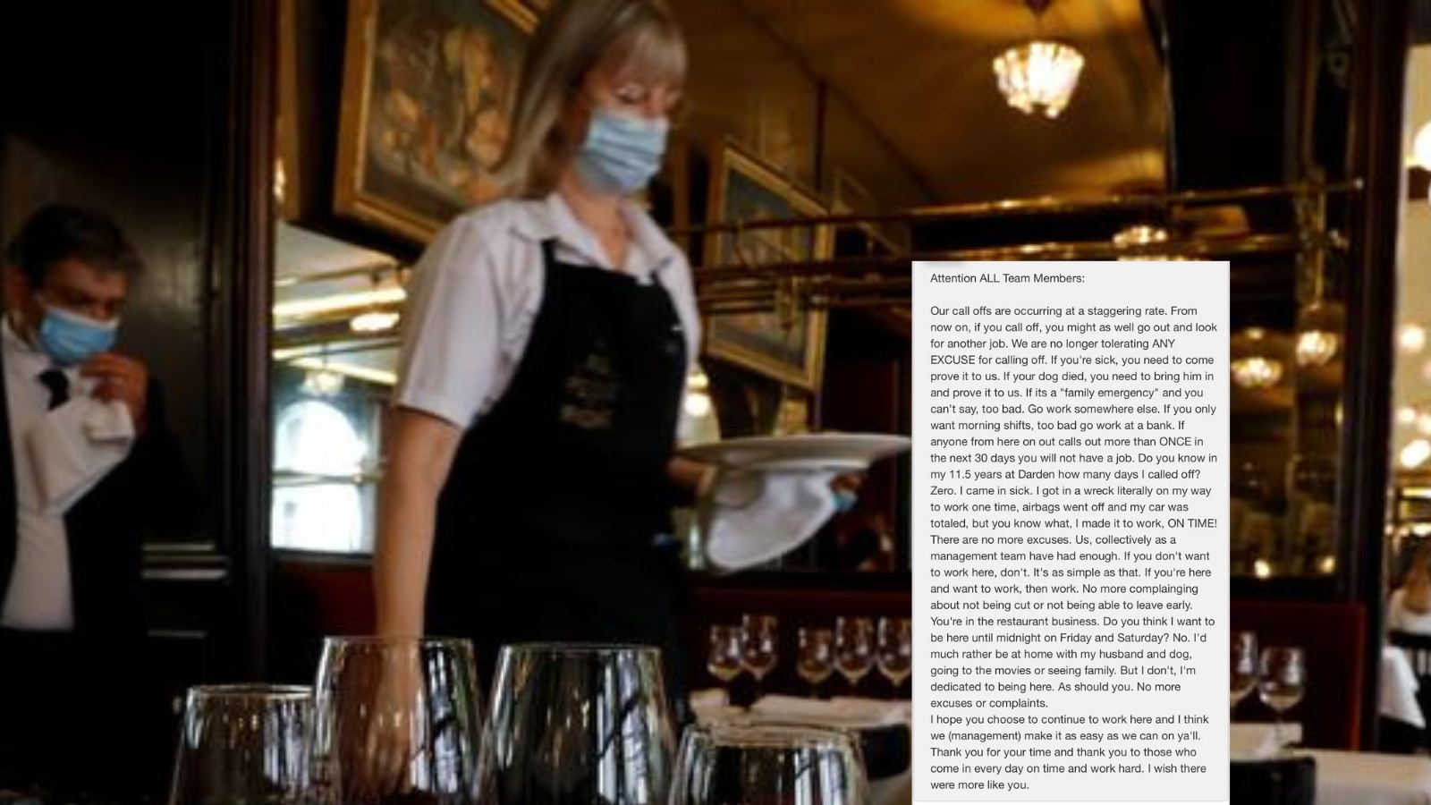 'If You’re Sick, Prove it': Italian Restaurant Manager Fired For ...