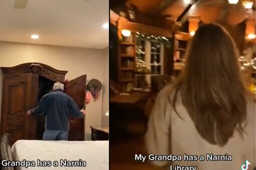 This Grandpa's Secret Library Inside a 'Narnia' Wardrobe is Out of This ...