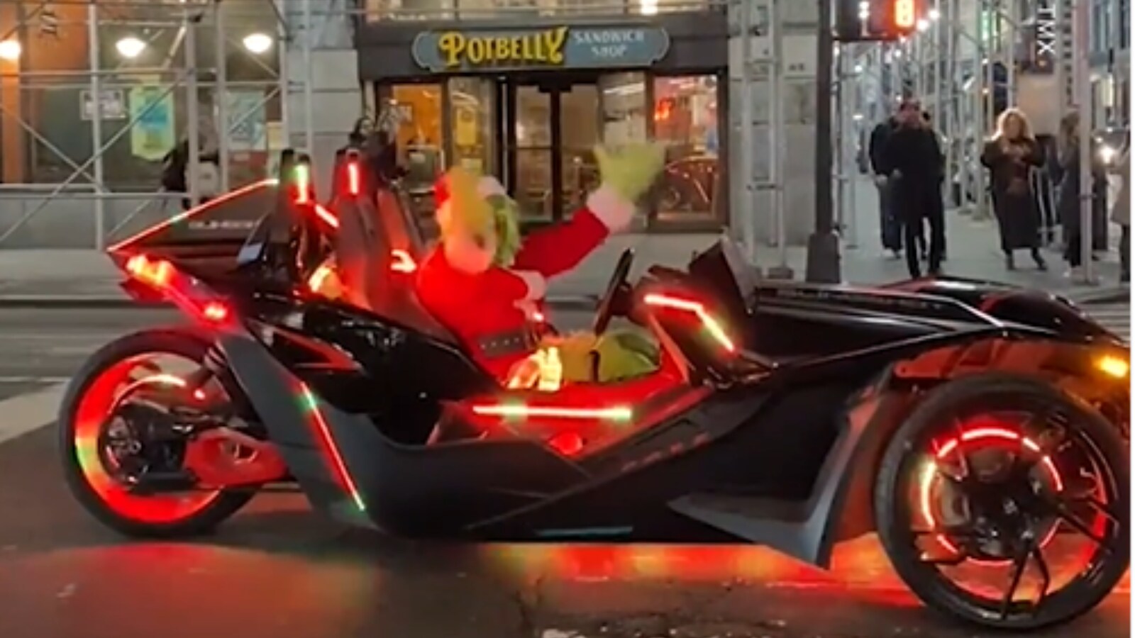 WATCH: This Grinch And His Not-So-Usual Reindeer Amp Up Christmas ...