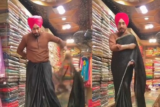 WATCH: This Salesman's Saree Draping Skills Will Convince You to Buy ...