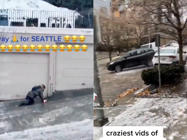 People in Seattle, Hit With Worst Freezing Rain in a Decade, Are ...