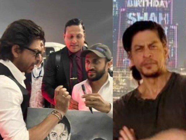 Shah Rukh Khan Receives Fan-Made Portrait of His Late Parents, Netizens ...