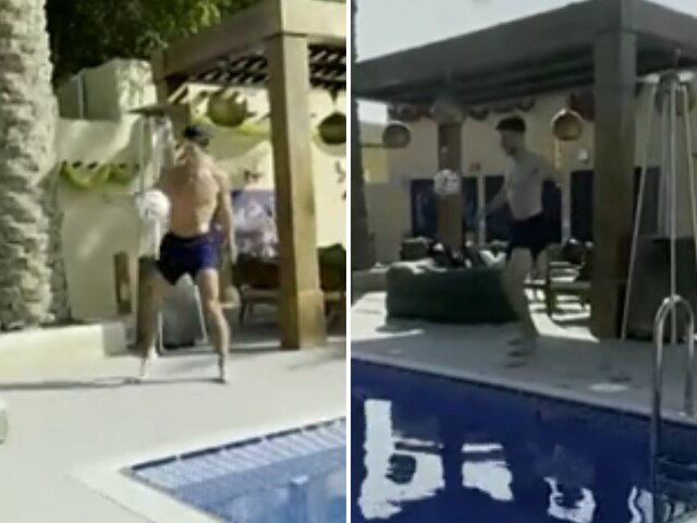 England Duo Declan Rice And Jack Grealish Show Off Their Skills By The ...