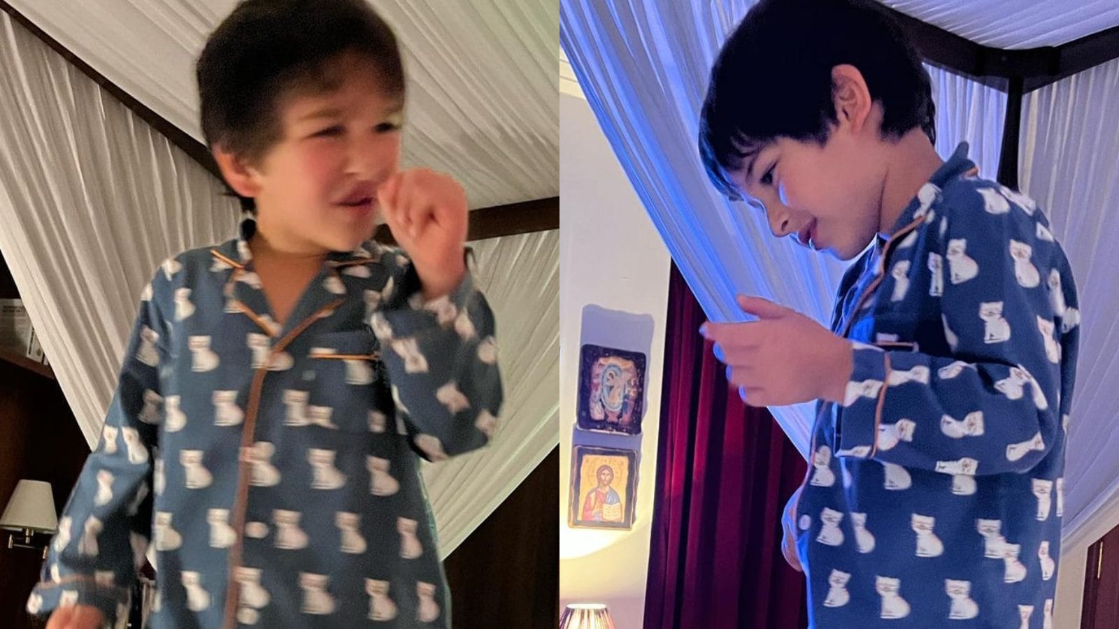 Kareena Kapoor Shares Adorable Pics of Taimur Turning Her Bedroom Into ...