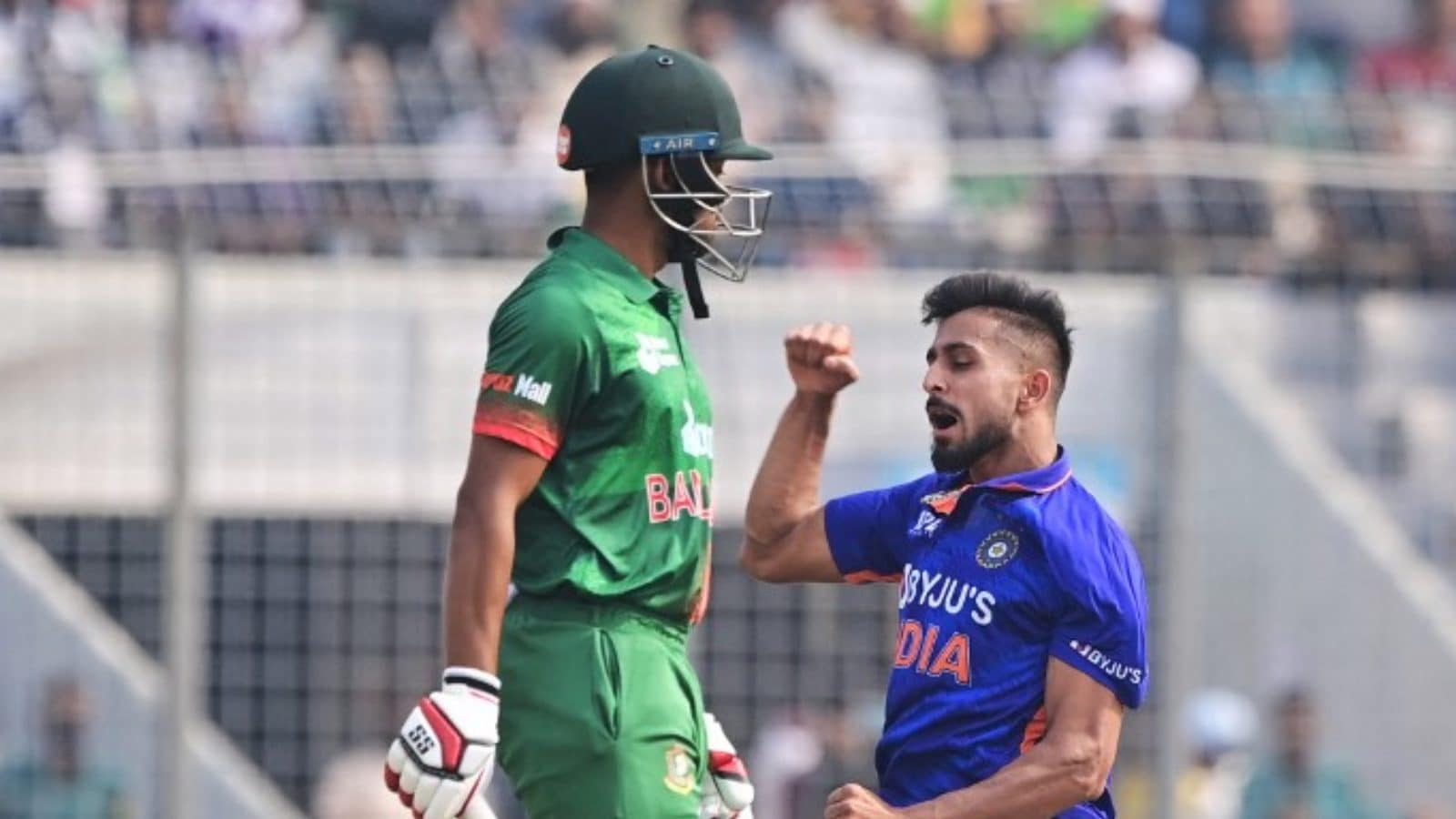 Watch: India Pacer Umran Malik Castles Bangladesh Batter With a 151kmph ...