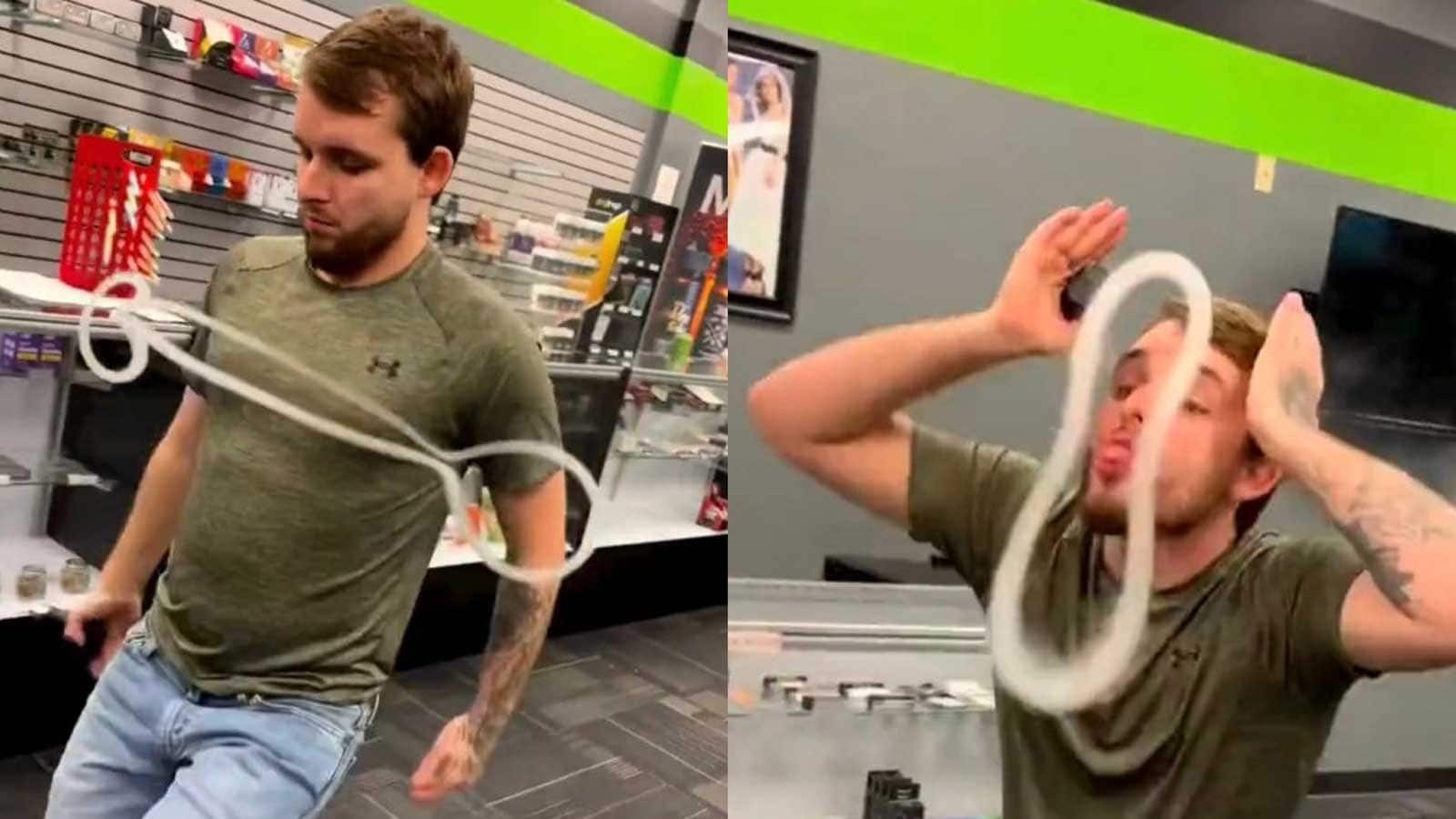 Watch: This Man’s Insane Vaping Skills Have Twitter in Shock | Buzz ...