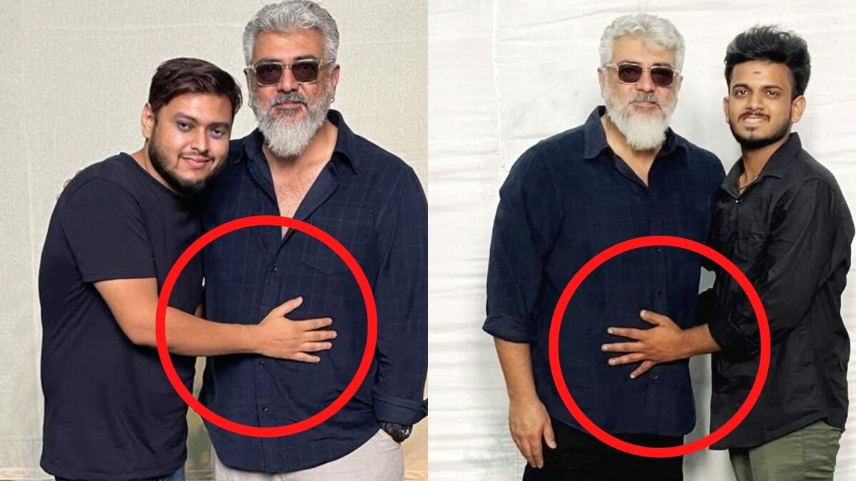 Why are Ajith Kumar Fans Holding Actor’s Tummy in Meet and Greet ...