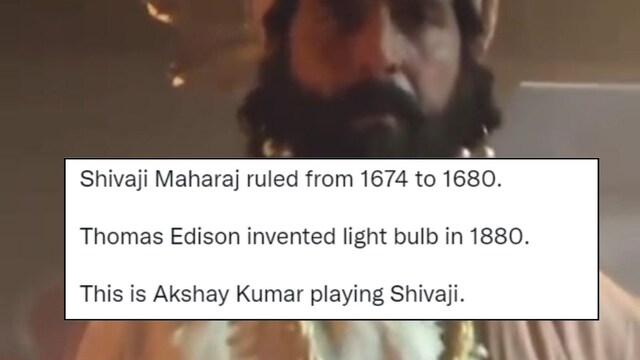 Fans Spot ‘Bulb’ in Akshay Kumar’s ‘Chhatrapati Shivaji Maharaj’ First ...