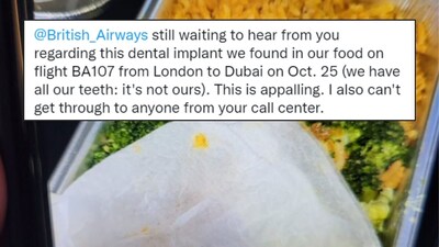 ‘This Is Appalling’: Woman Calls Out British Airways for ‘Dental ...