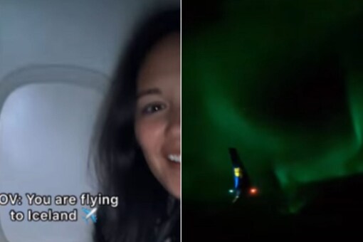 Video of Woman Showing Northern Lights While Flying Above Iceland Makes ...