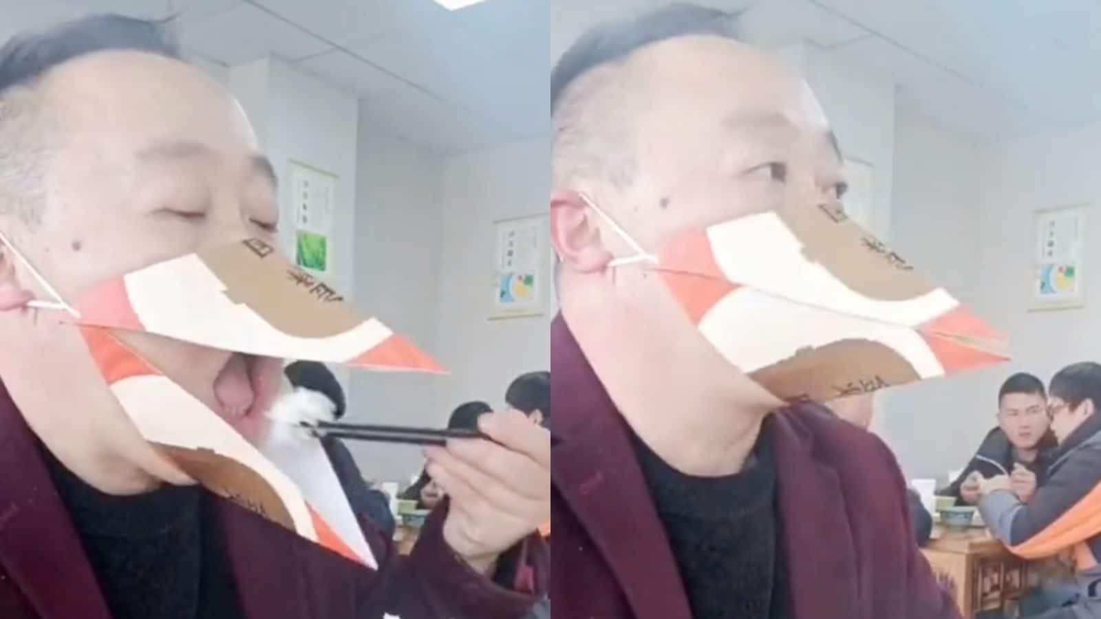 WATCH: Man Uses Beak Shaped Face Mask Amid Covid-19 Fears in China ...