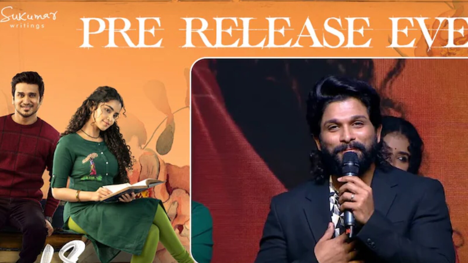 At 18 Pages' Pre-Release Event, Nikhil Siddhartha Thanks Allu Aravind ... At 18 Pages' Pre-Release Event, Nikhil Siddhartha Thanks Allu Aravind ...