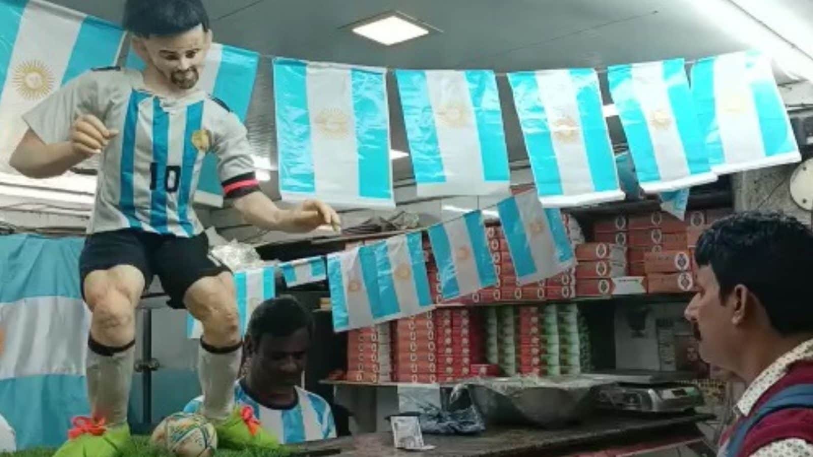 Messi Idol Made of Kheer, Argentina ‘Sandesh’: Sweet Shop Showcases ...