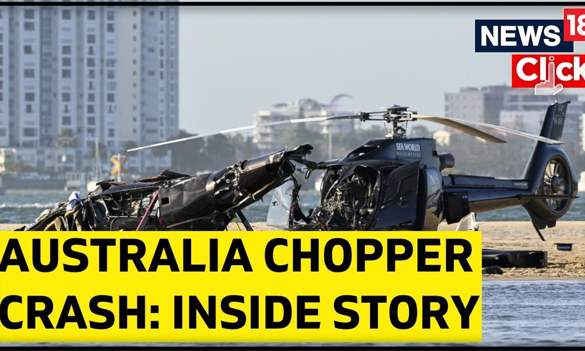 Two Choppers Collide Mid Air In Australia | Australia Chopper Crash ...