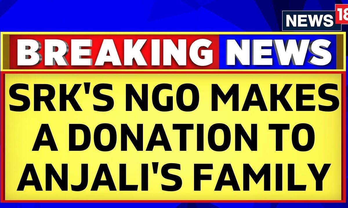 Delhi Hit And Run Case | Actor Shah Rukh Khan's NGO Donates To The ... Delhi Hit And Run Case | Actor Shah Rukh Khan's NGO Donates To The ...