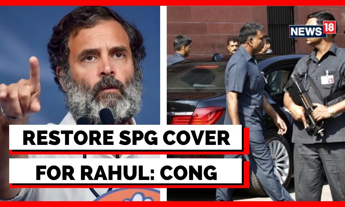Rahul Gandhi News | Cong Seeks SPG Cover For Rahul Amid Threats From ...