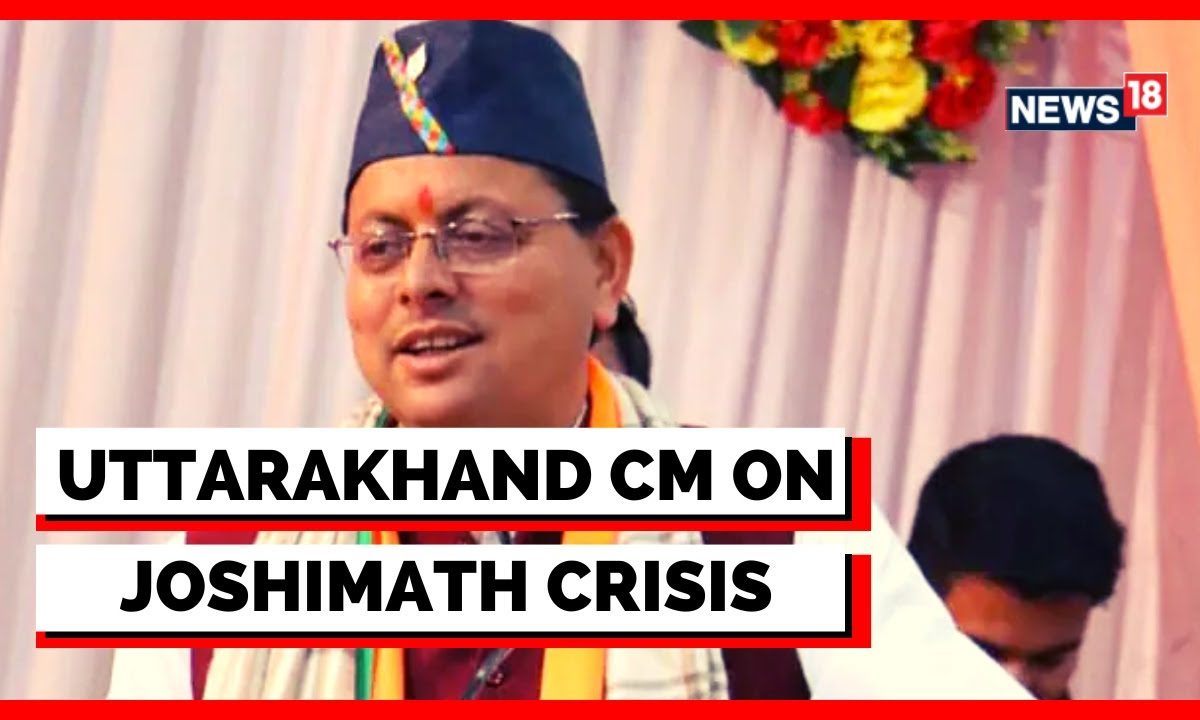 Uttarakhand CM Pushkar Singh Dhami On Joshimath Crisis | Joshimath ...