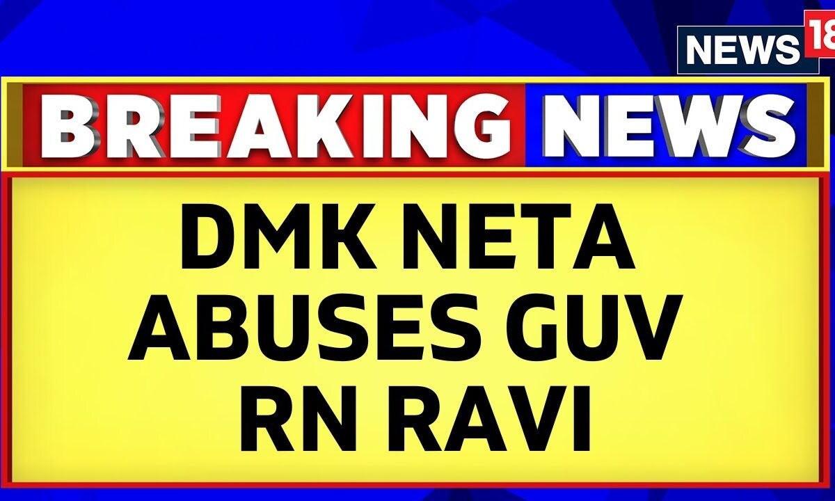 Tamil Nadu News Today | DMK Minister Abuses Governor RN Ravi Openly ...