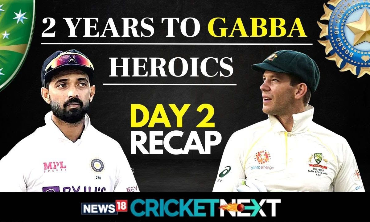 GABBA ANNIVERSARY: Recap of IND vs AUS 4th Test, Day 2 | A Tale of ...