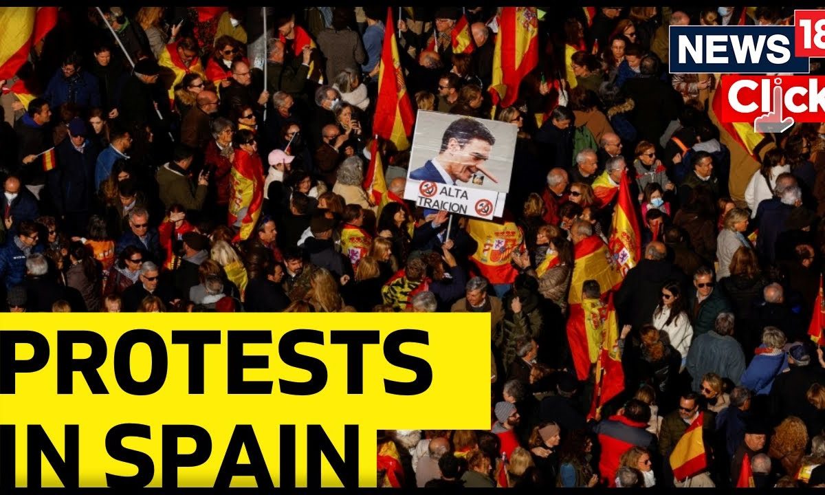 Spain Protests Updates | Thousands Protest Against Spanish Government ...