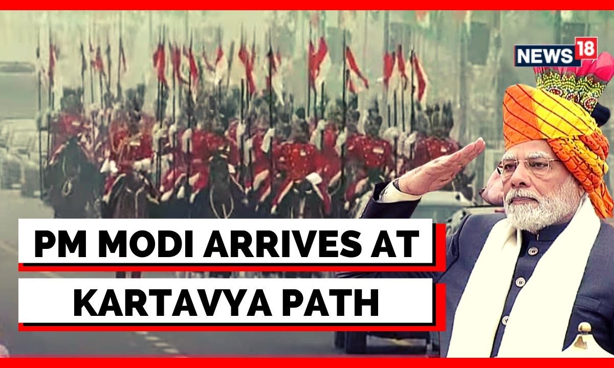 PM Modi Arrives At Kartavya Path To Attend The Republic Day ...