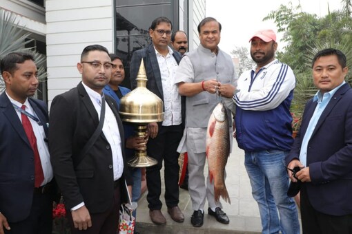 Magh Bihu: It's 'Fishy' in Assam as Locals Flaunt their Biggest Catch ...
