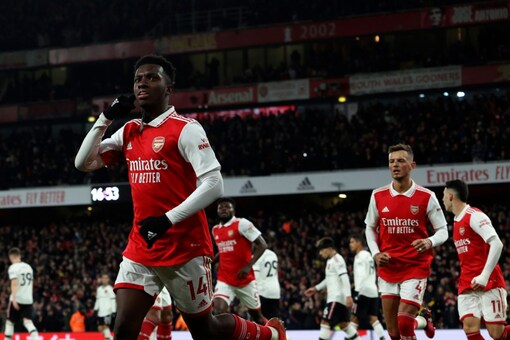 Premier League Eddie Nketiah Nets Brace As Arsenal Beat Manchester