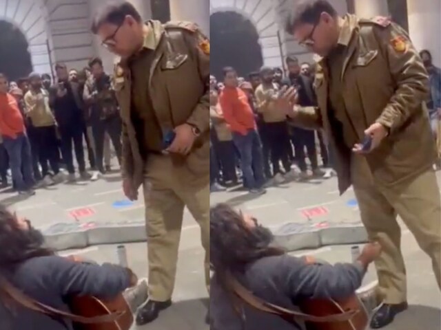 Delhi Cop Stops Street Artist From Playing In Connaught Place Gets
