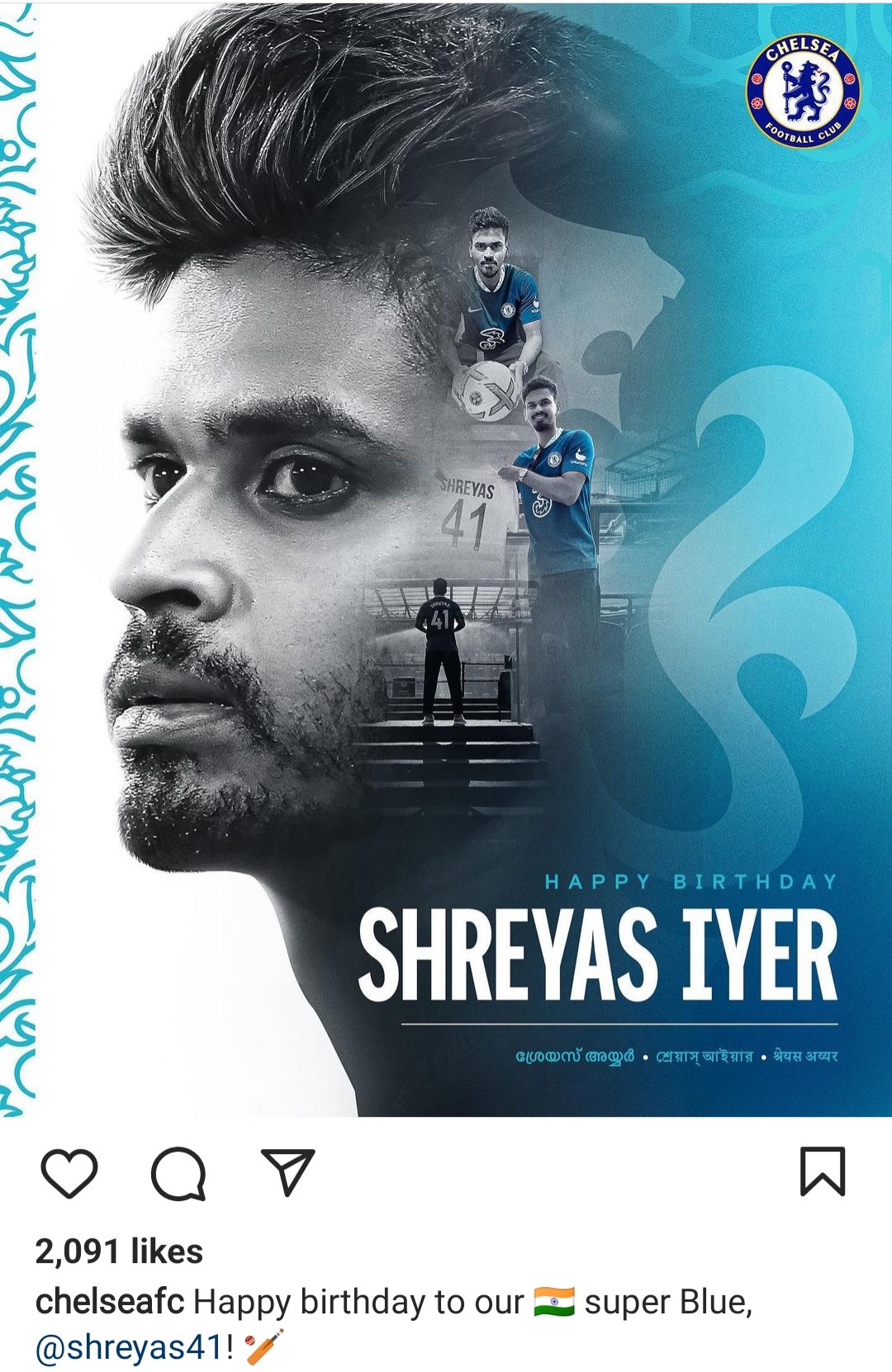 Chelsea Fan Shreyas Iyer Reveals Team India Has Many Manchester United ...