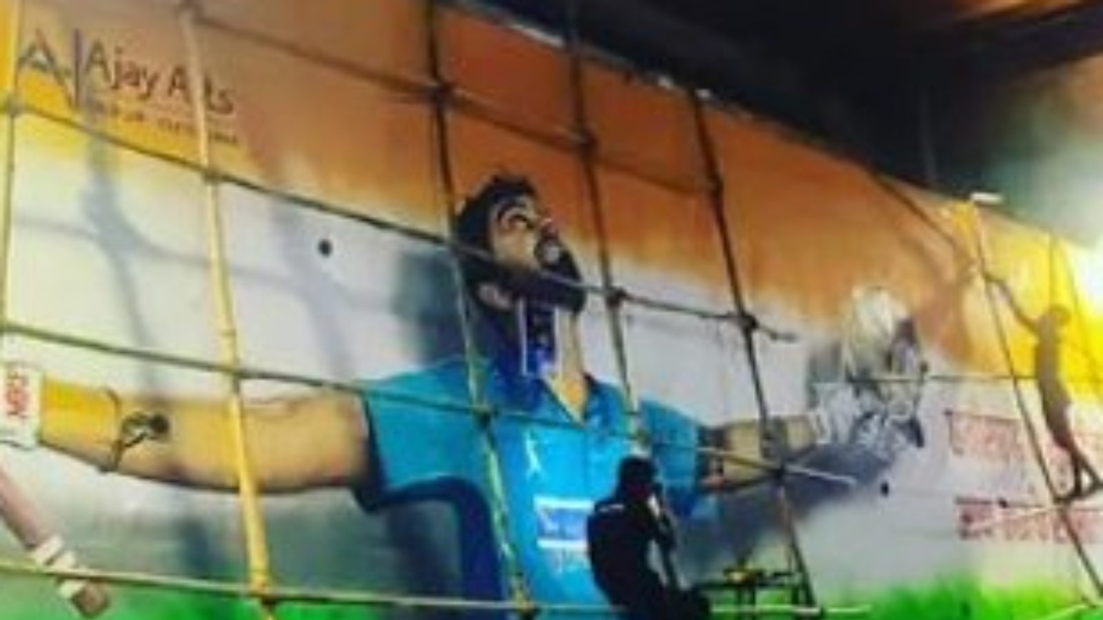 Virat Kohli's Life Size Painting Takes Over Raipur Street Ahead of ...