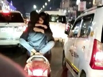 In 'Hugging, Kissing on Scooty' Case, Lucknow Man Arrested But Girl Let Off. Here's Why - News18