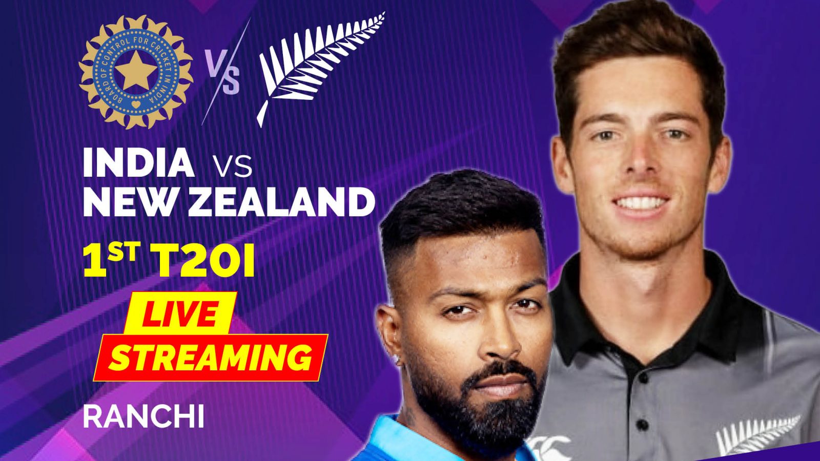India vs New Zealand 1st T20I Live Streaming: How to Watch IND vs NZ ...