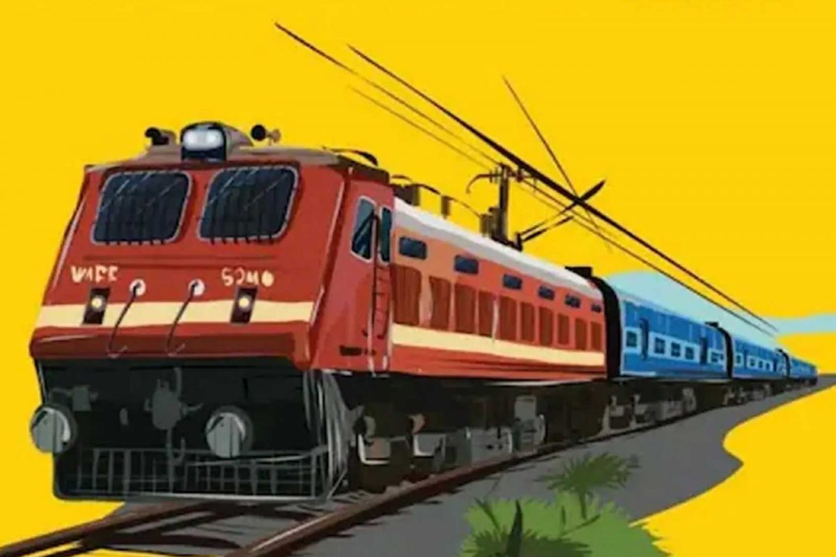 Indian Train Drawing
