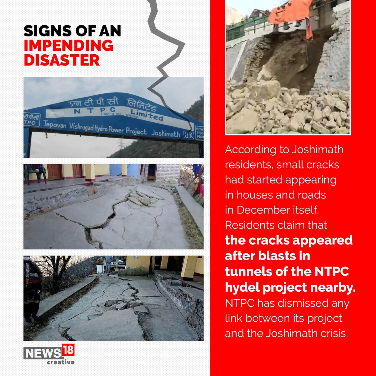 Why is Joshimath Sinking & Can it be Saved? | In Gfx - News18