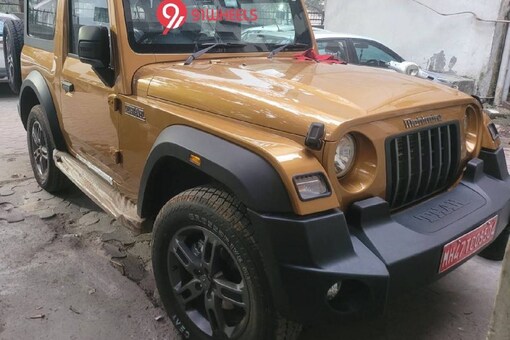 Mahindra Thar Spotted in New Golden Color, Could be the Budget-Friendly ...