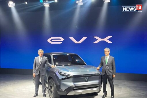 Maruti Suzuki EVX Electric SUV Concept Unveiled at Auto Expo 2023: Price, Launch and Range - News18