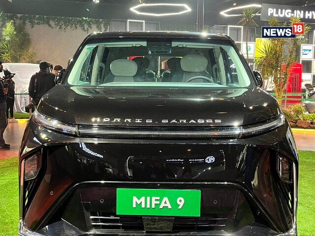 Auto Expo 2023: All-Electric MG MIFA 9 MPV Makes First Public ...