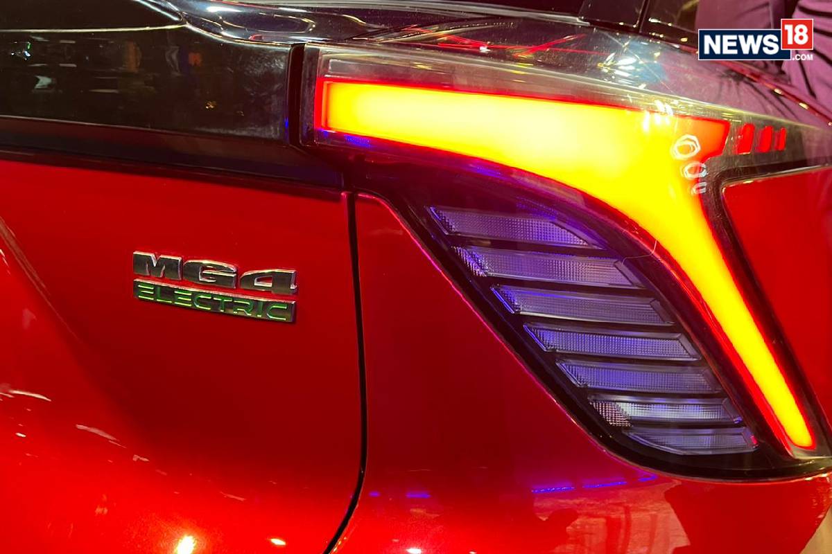 MG4 Electric Hatchback in Pics: See Design, Interior, Features and More in Detail - News18