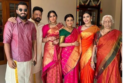 Watch: Kalidas Jayaram Introduces Beau Tarini Kalingarayar To Dileep ...