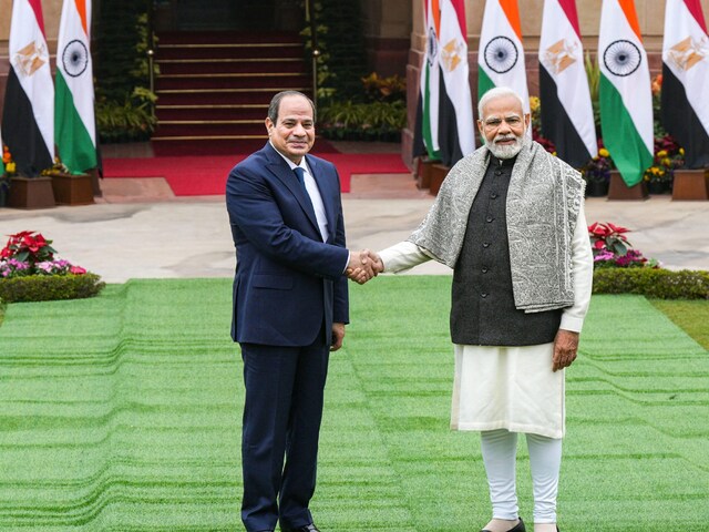 74th Republic Day’s Chief Guest Egypt Prez Abdel Fattah El -Sisi Meets ...
